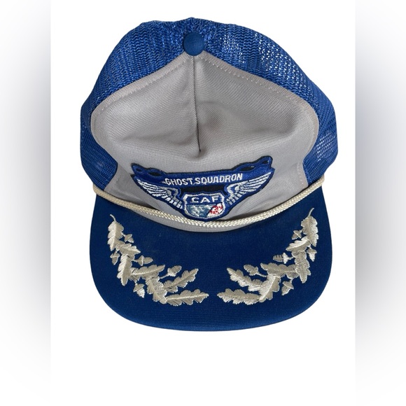 Accessories | Vintage 8s Ghost Squadron Caf Hat Trucker Cap Olive ...